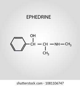「Phenylephrine Molecular Structure Isolated Flat Vector」のベクター画像素材 ...