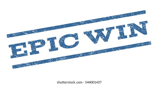 Epic Win Watermark Stamp Text Caption Stock Vector (Royalty Free ...