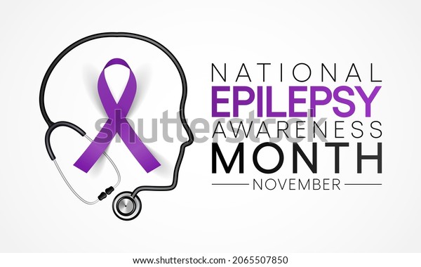 Epilepsy Awareness Month Observed Every Year Stock Vector (Royalty Free ...