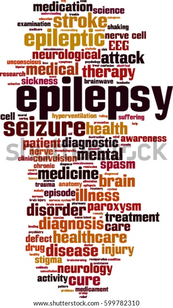 Epilepsy Word Cloud Concept Vector Illustration Stock Vector (Royalty ...