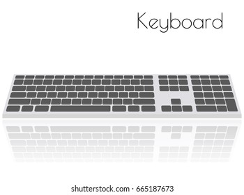 Eps 10 Vector Illustration Keyboard On Stock Vector (Royalty Free ...
