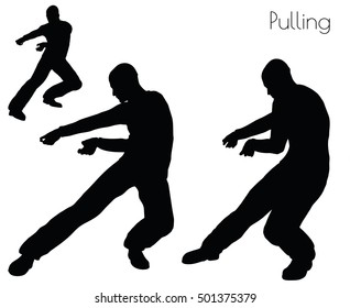 4,414 Man pulling silhouette Stock Illustrations, Images & Vectors ...