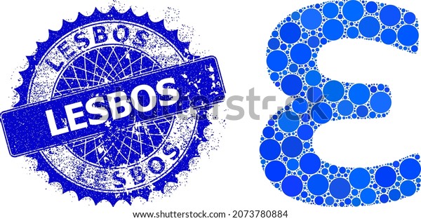 Epsilon Greek Lowercase Symbol Vector Mosaic Stock Vector (Royalty Free ...