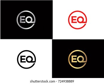 Eq Text Gold Black Silver Modern Stock Vector (Royalty Free) 724938889 ...