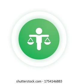 Equality App Icon Stock Vector (Royalty Free) 1219805020