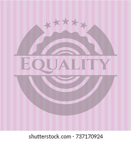 Equality Pink Emblem Retro Stock Vector (Royalty Free) 737170924 ...