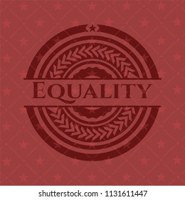 Equality Retro Red Emblem Stock Vector (Royalty Free) 1131611447 ...