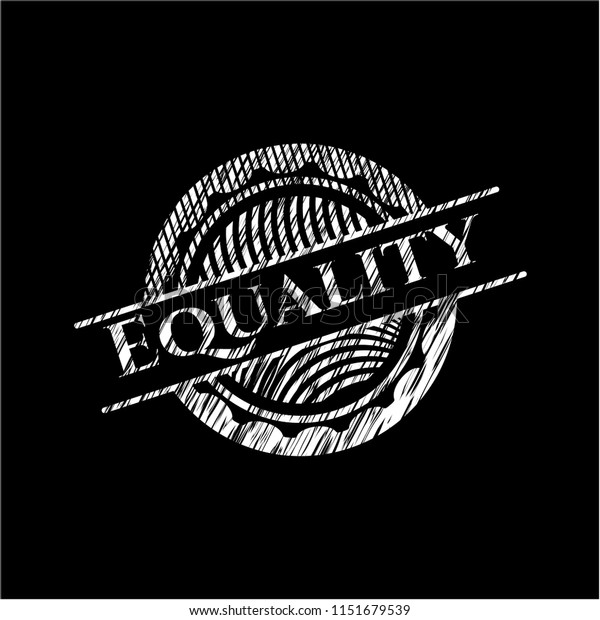 Equality Written On Chalkboard Stock Vector (Royalty Free) 1151679539 ...