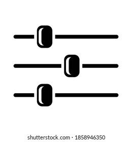 Equalizer Vector Icon Sign Symbols On Stock Vector (Royalty Free ...