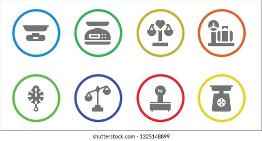 Equilibrium Icon Set 8 Filled Equilibrium Stock Vector (Royalty Free ...