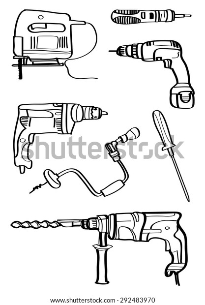 Equipment Technician Drawing Vector Stock Vector (Royalty Free ...