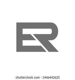 Er Logo Initial Letter Design Template Stock Vector (Royalty Free ...