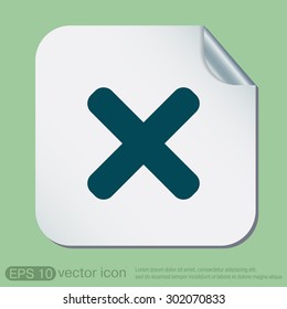 Erase Character Sign Stock Vector (Royalty Free) 302070833 | Shutterstock
