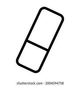 Eraser Icon Bold Outline Design Editable Stock Vector (Royalty Free ...