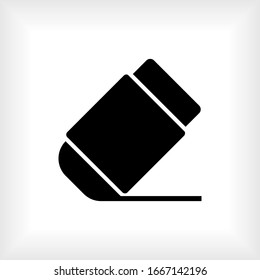 Eraser Icon Rubber Symbol Delete Sign Stock Vector (Royalty Free ...