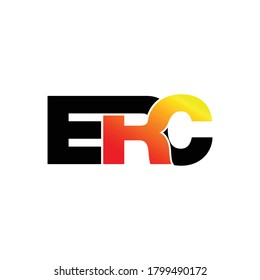 Erc Letter Monogram Logo Design Vector Stock Vector (Royalty Free ...