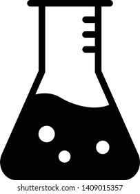 Erlenmeyer Icon Vector Illustration Logo Template Stock Vector (Royalty ...