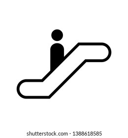 Escalator Icon Escalator Symbol Vector Stock Vector (Royalty Free ...
