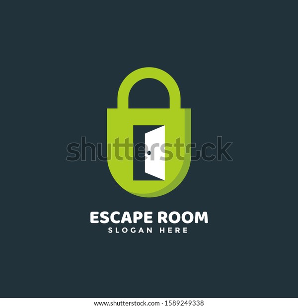 Escape Room Game Logo Icon Vector Stock Vector (Royalty Free ...