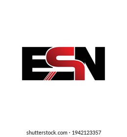 Esn Letter Monogram Logo Design Vector Stock Vector (Royalty Free ...