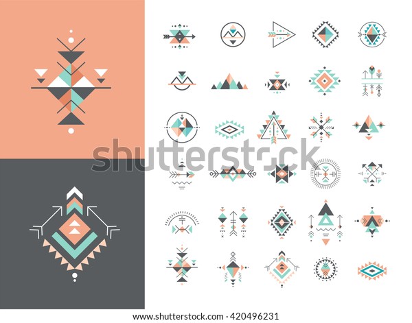 Esoteric Alchemy Boho Bohemian Sacred Geometry Stock Vector (Royalty ...