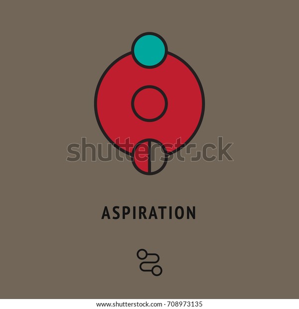 Esoteric Symbol Aspiration Circle Energy Philosophical Stock Vector ...