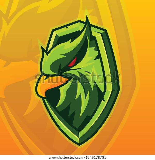 Esports Team Logo Template Eagle Vector Stock Vector (Royalty Free ...