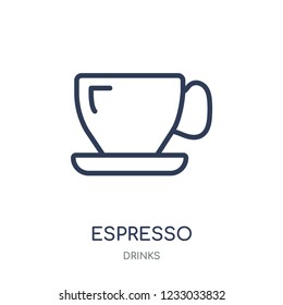 Espresso Icon Espresso Linear Symbol Design Stock Vector (Royalty Free ...