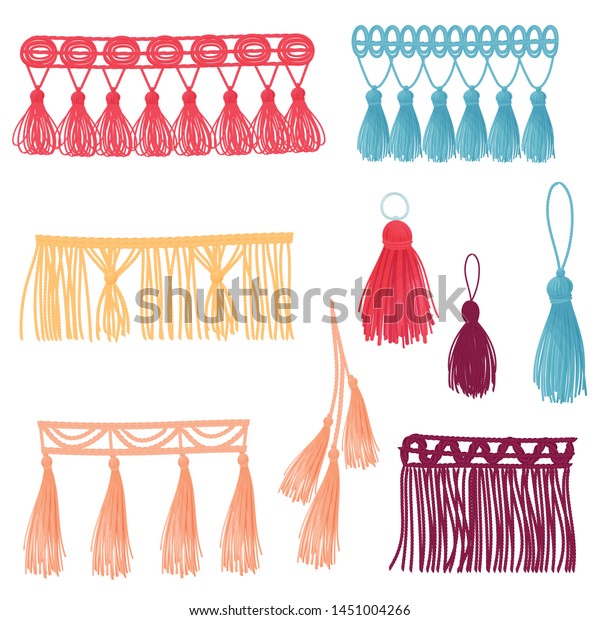 Et Images Decorative Tassels Vector Illustration Stock Vector (Royalty ...
