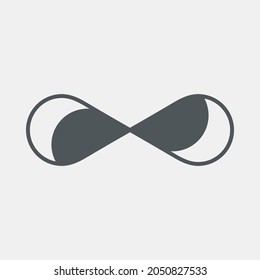 Eternity Infinity Symbol Quality Vector Illustration Stock Vector ...