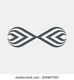 Eternity Infinity Symbol Quality Vector Illustration Stock Vector ...