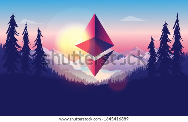 Ethereum 20 New Dawn Cryptocurrency Symbol Stock Vector (Royalty Free ...
