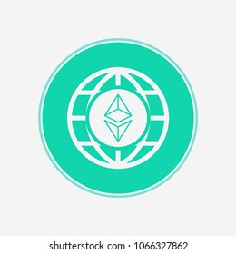 Ethereum Coin Icon Stock Vector (Royalty Free) 1066327862 | Shutterstock