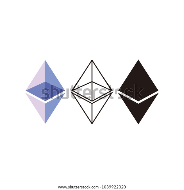 Ethereum Symbol Vector Icon Illustration Eps Stock Vector (Royalty Free ...