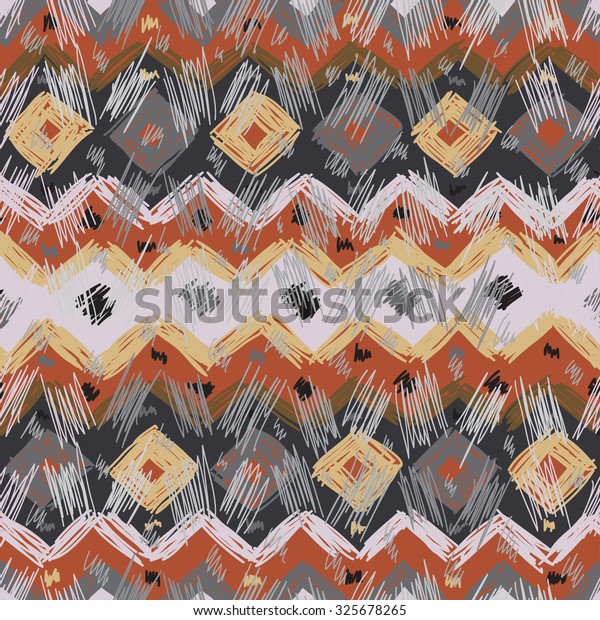Ethnic Seamless Pattern Soft Pastel Colors Stock Vector (Royalty Free ...