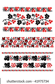 Ethnic Ukrainian Patterns: vector de stock (libre de regalías) 41600530 ...