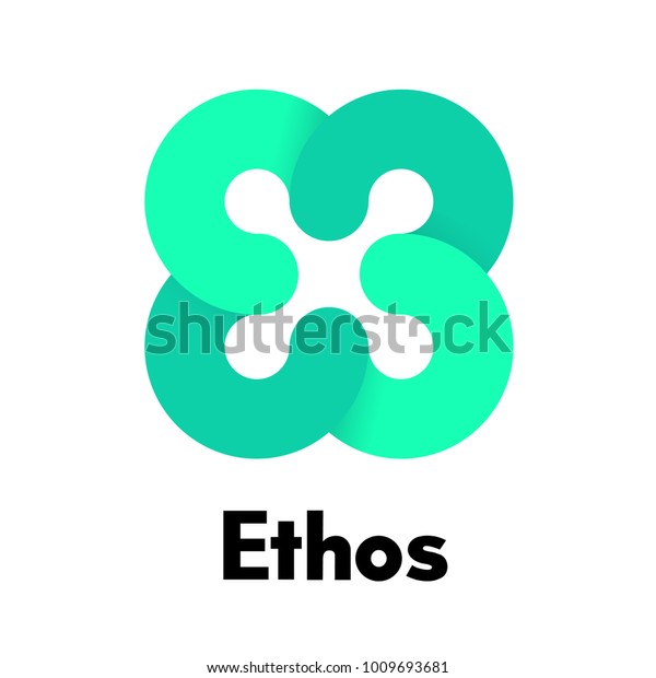 Ethos Coin Cryptocurrency Sign Stock Vector (Royalty Free) 1009693681 ...