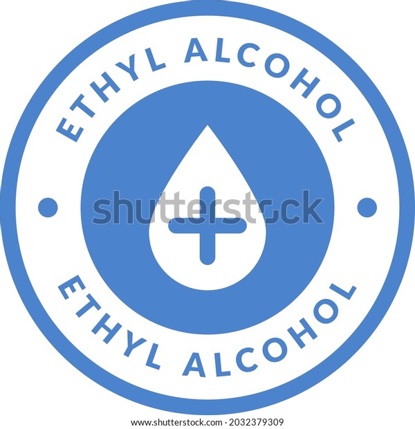 Ethyl Alcohol Product Label Vector Logo Stock Vector (Royalty Free ...