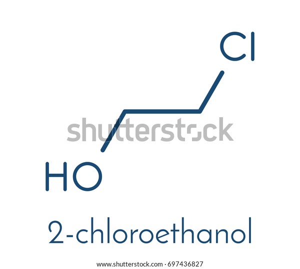 Ethylene Chlorohydrin Molecule Side Product Formed 스톡 벡터(로열티 프리 ...