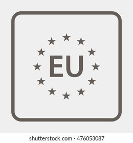 Eu Pictogram Stock Vector (Royalty Free) 464938226 | Shutterstock