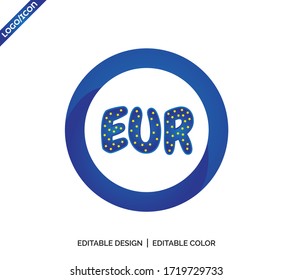 Euro Letter Logo Icon Vector Illustration Stock Vector (Royalty Free ...