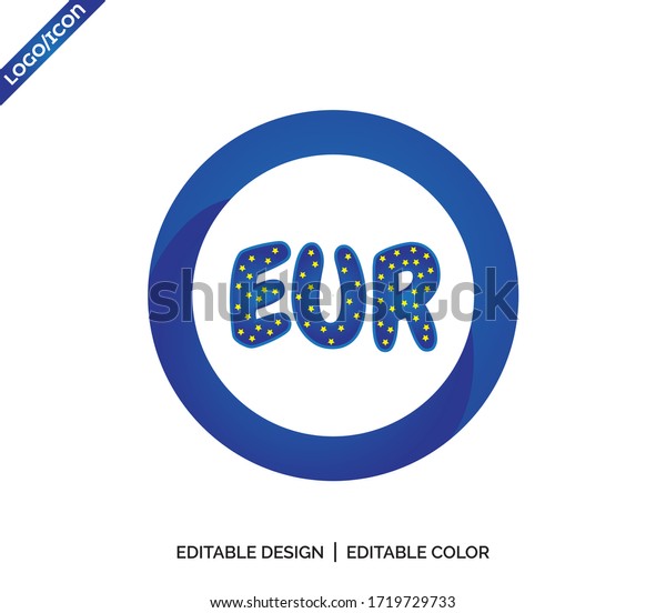 Euro Letter Logo Icon Vector Illustration Stock Vector (Royalty Free ...