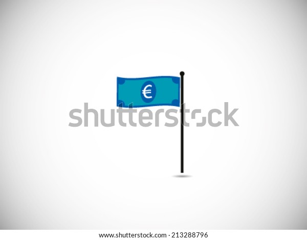 Euro Money Flags Stock Vector (Royalty Free) 213288796 | Shutterstock