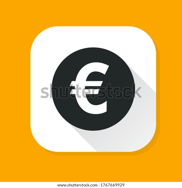 Euro Symbol Circle Vector Illustration Currency Stock Vector (Royalty ...