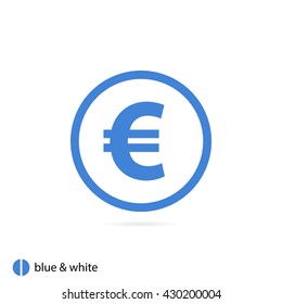 Vector Euro Icon Stock Vector (Royalty Free) 1301357407