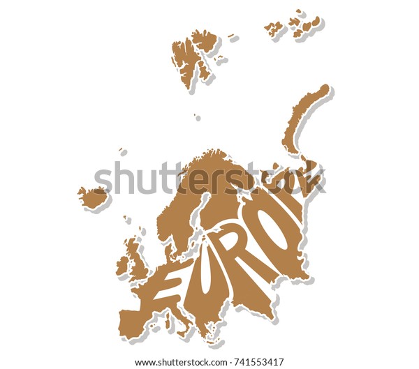 Europe Map Alphabet Stock Vector (Royalty Free) 741553417 | Shutterstock
