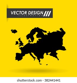 Europe Map Design Stock Vector (Royalty Free) 382441441 | Shutterstock