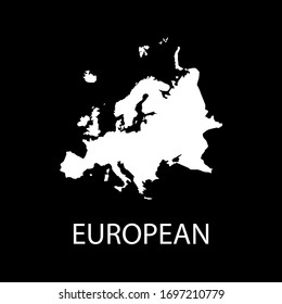 European Map Designs Vector Illustration Stock Vector (Royalty Free ...