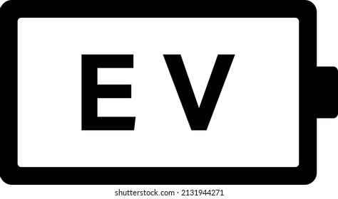Ev Battery Isolated Vector Illustration Stock Vector (Royalty Free ...