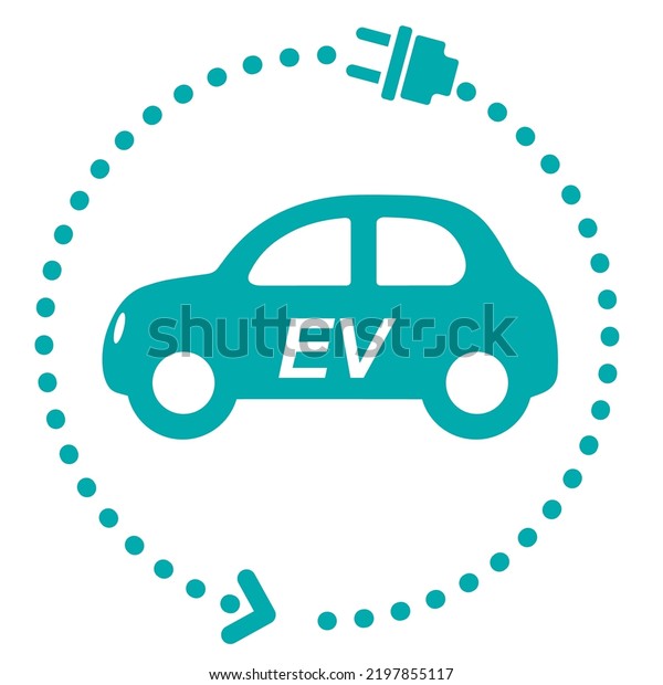 Ev Electric Vehicle Icon Single Color 库存矢量图（免版税）2197855117 | Shutterstock
